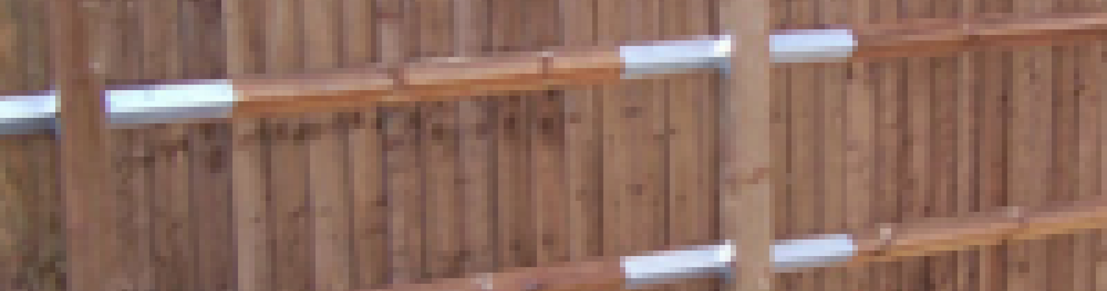 How to Build an Arris Rail Fence | Rail Brackets | Fencing Shoes ...