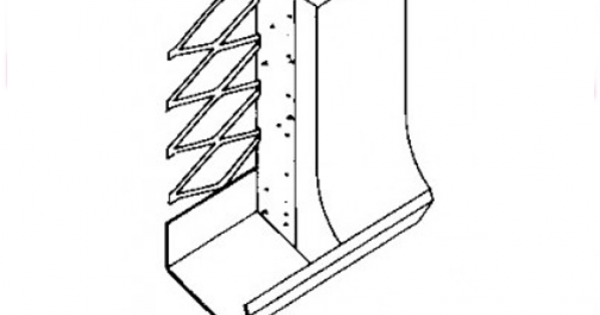 Galvanised External Render Stop (Bell Bead) - 2.4m