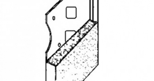 3mm Galvanised Thin Coat Plaster Stop - 2.4m length