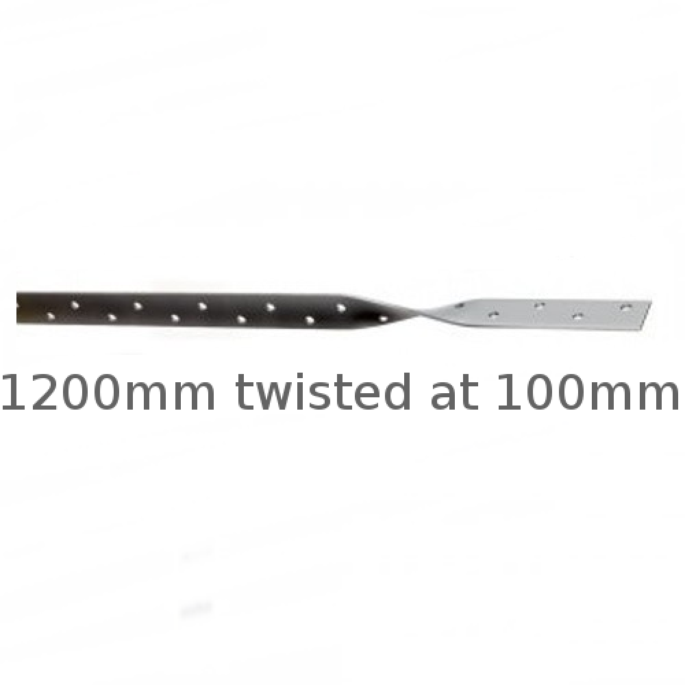 Heavy Duty Restraint Strap 1200mm Twisted 100mm